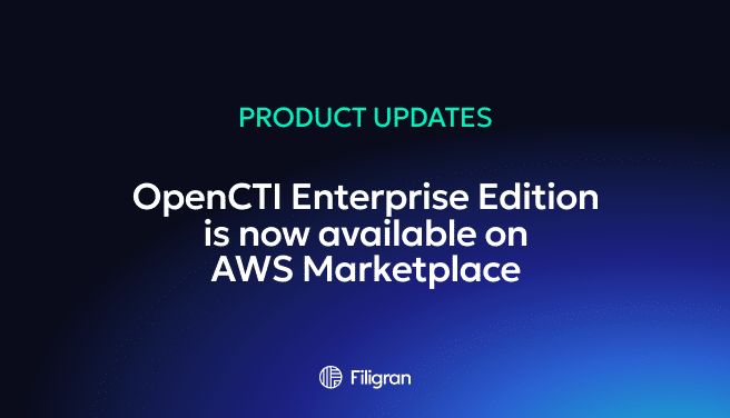 OpenCTI is now available on AWS Marketplace | Filigran